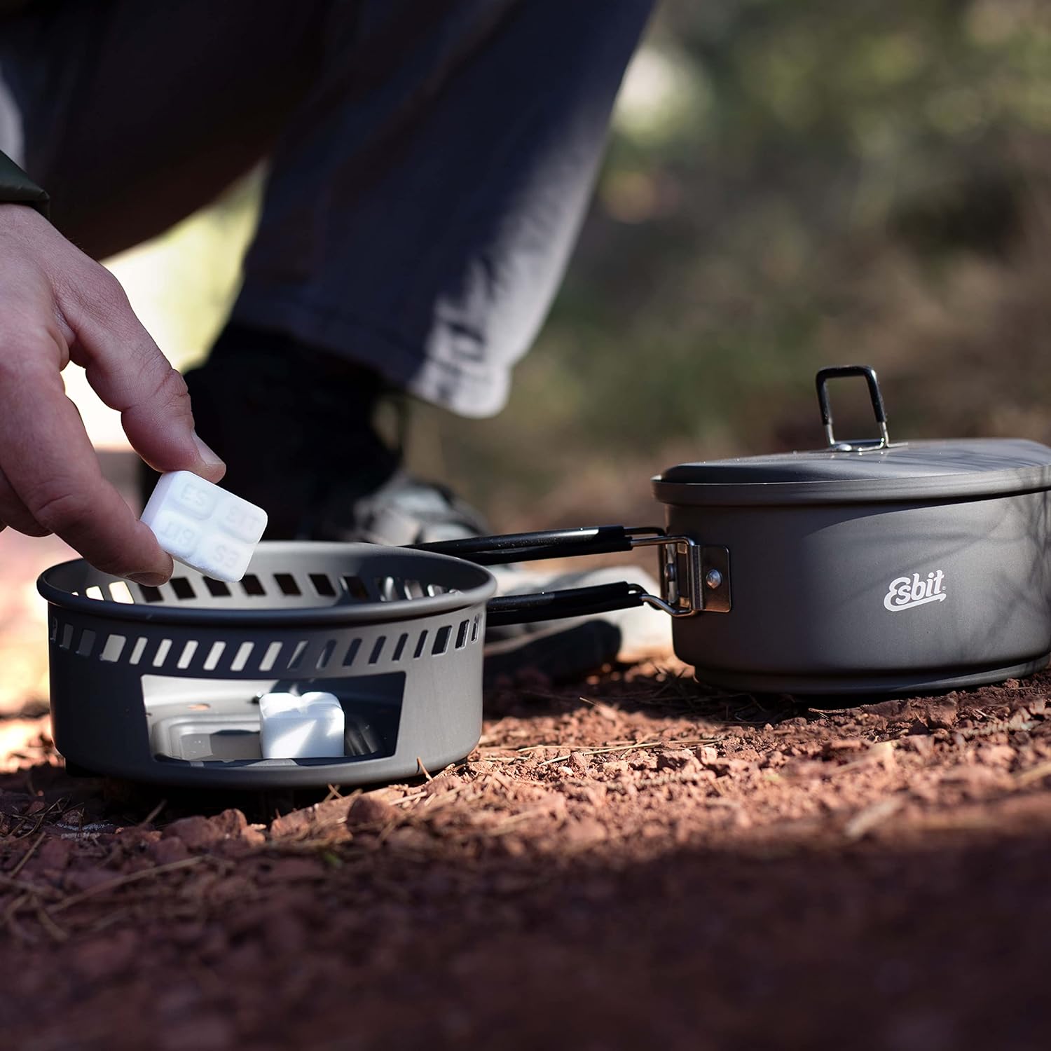 Esbit Solid Fuel · For Outdoors and on the Go